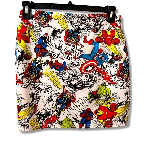 marvel comic skirt